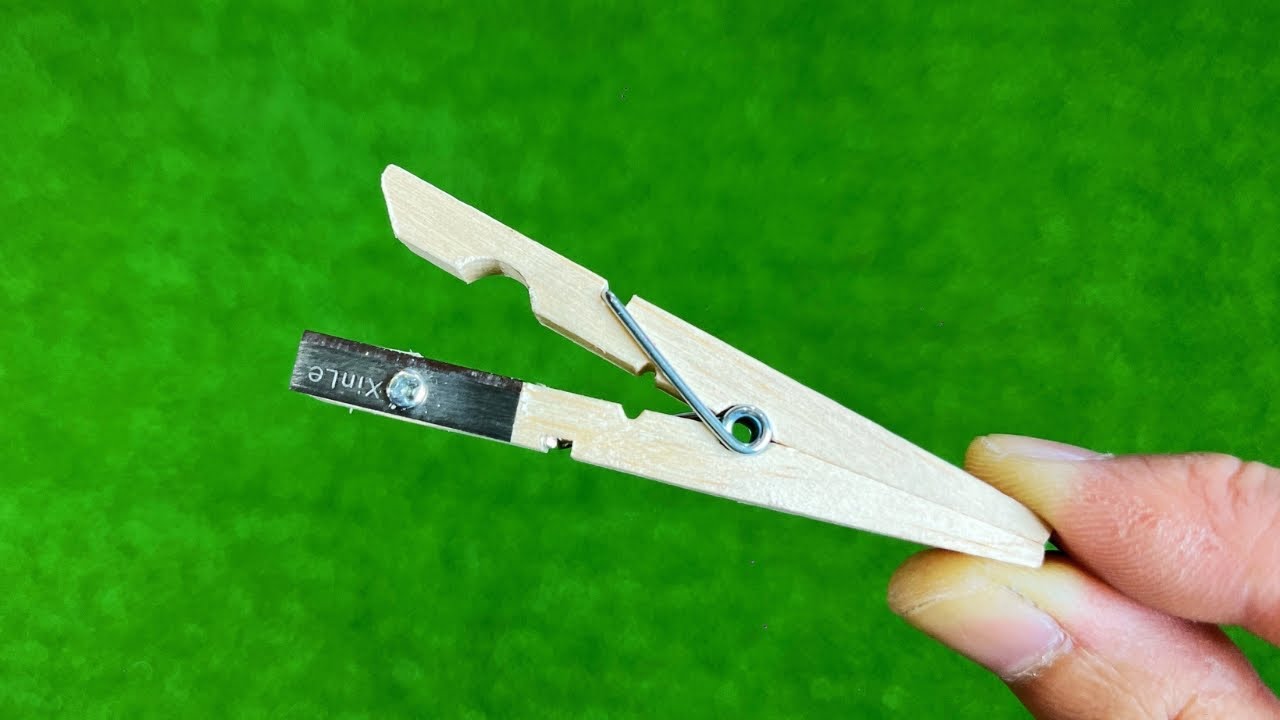 5 amazing tricks with clothespins that everyone should know - YouTube