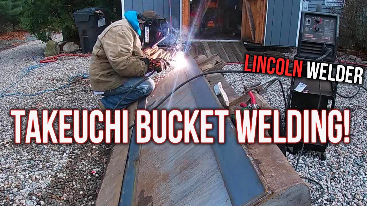 Takeuchi TL240 Bucket Welding! - YouTube