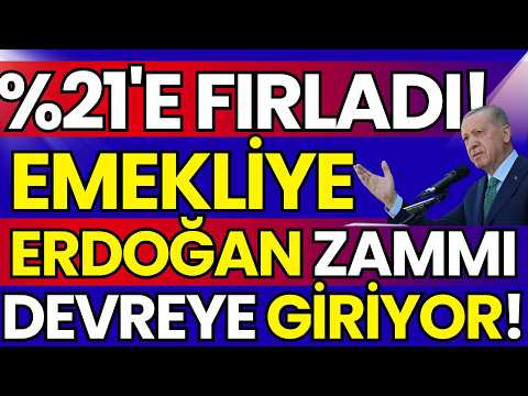 %21’E FIRLADI! EMEKLİYE “ERDOĞAN ZAMMI” DEVREYE GİRİYOR! MERKEZ RAKAM VERDİ: ARTIK NET!