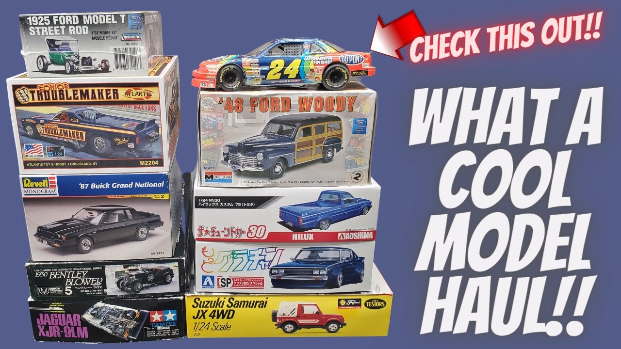 This model haul has some really cool model kits plus even more!! - YouTube