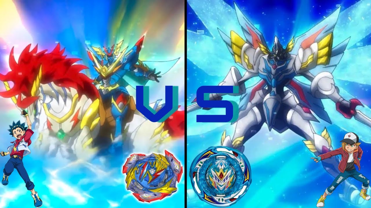 Valt VS Kit, Ultimate Valkyrie VS Wind Knight- Beyblade Burst BU Battle ...