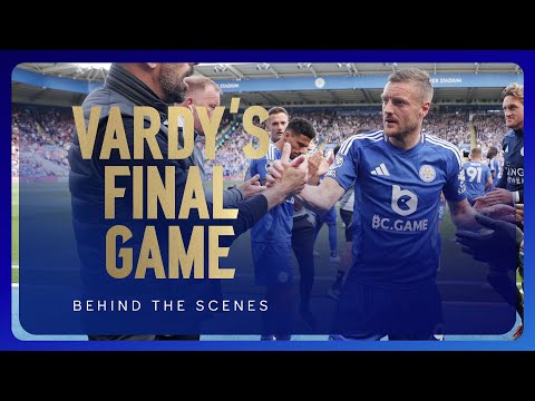 Behind The Scenes With Jamie Vardy 👀🐐 | The GOAT's Final Game Farewell