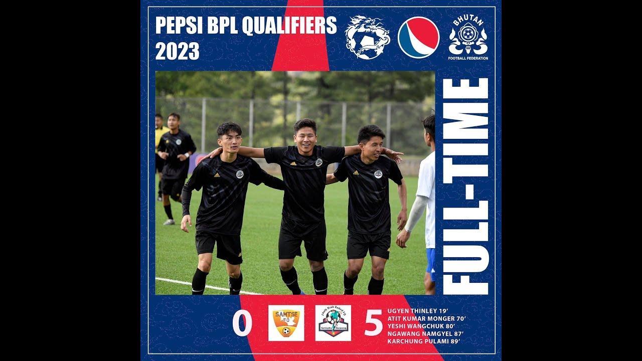 SAMTSE FC vs SOUTH DRUK UTD FC - YouTube