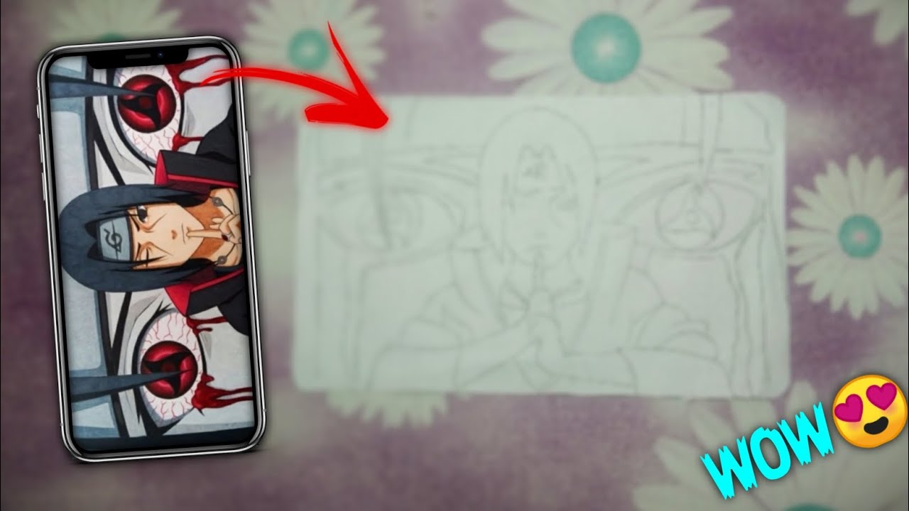 HOW MAKE ITACHI | HOW TO DRAW ANIME | ANIME DRAWING EASY | TUTORIAL ...