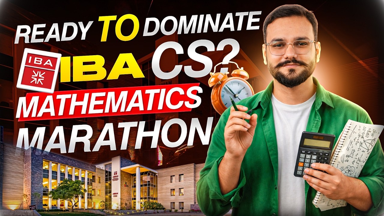 IBA CS Math 2026 | IBA CS Math 2025 Questions Solutions | IBA CS Math ...