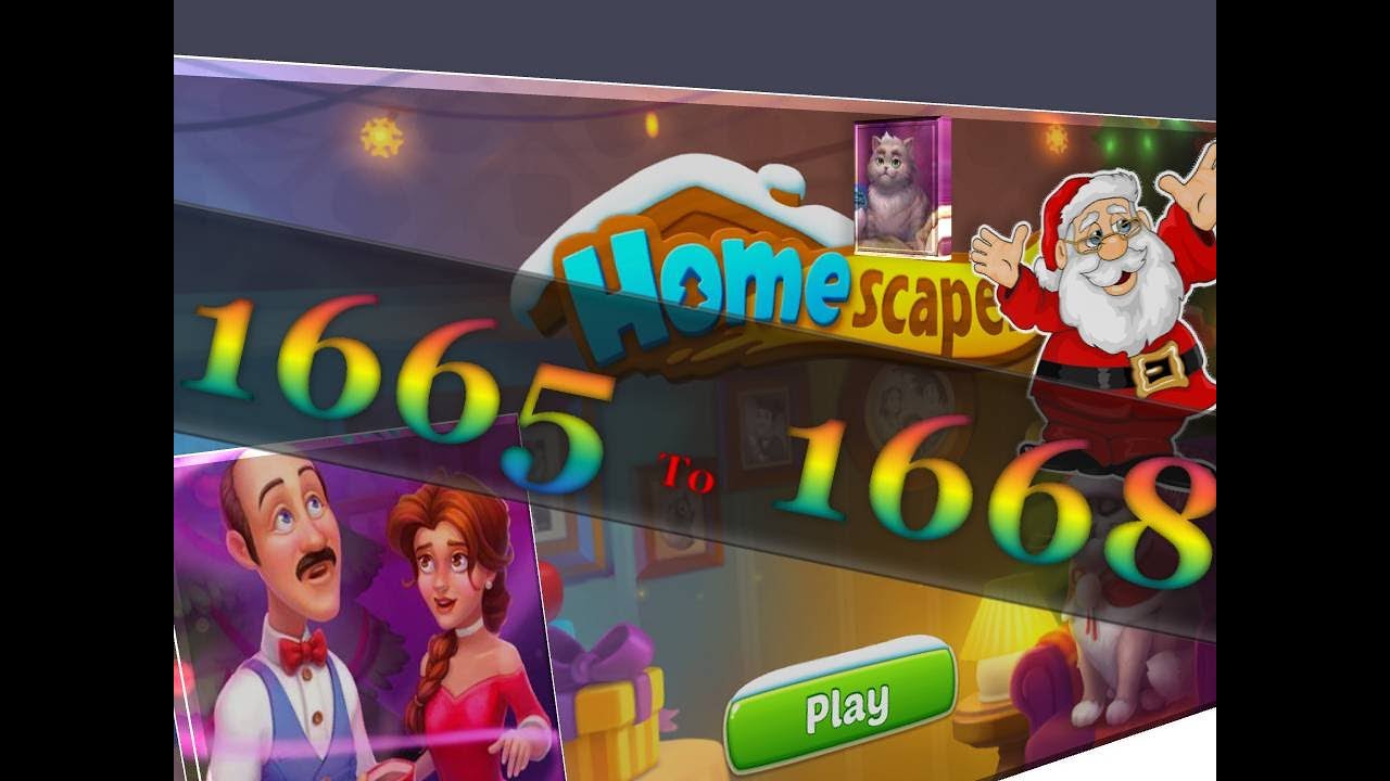 HOMESCAPES PC Gameplay - Level 1665 to 1668 No Commentary - YouTube