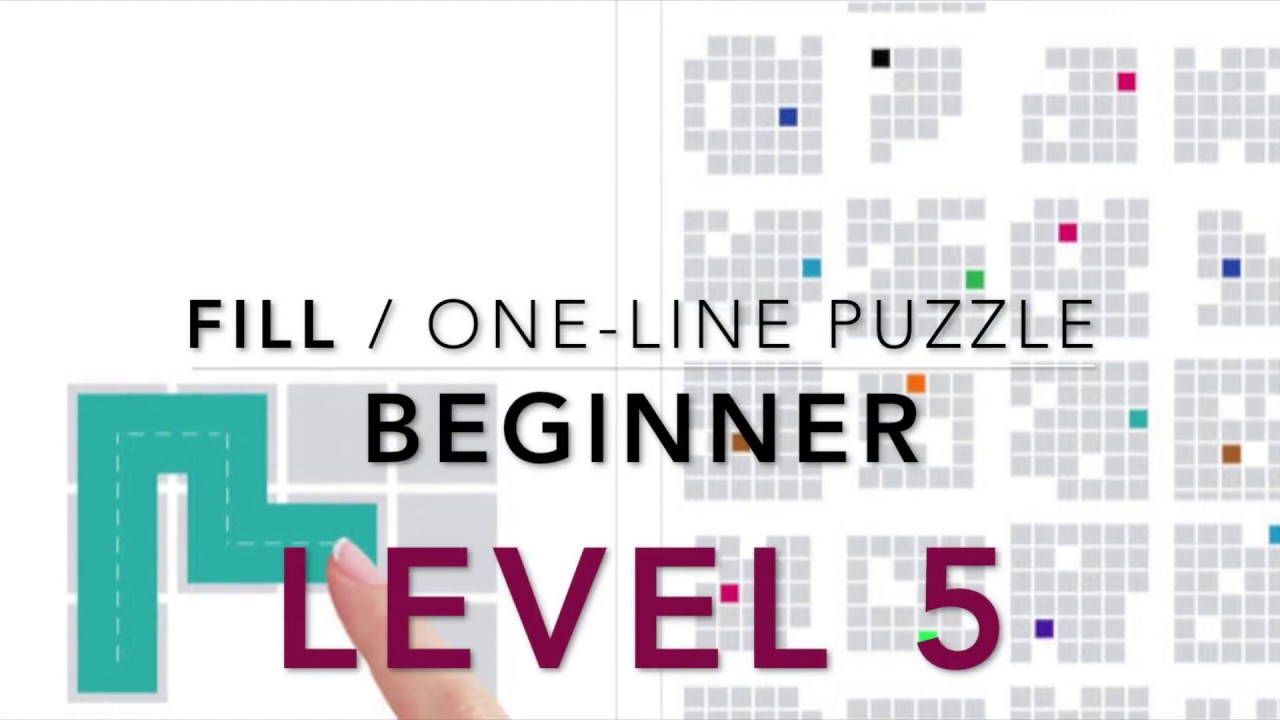 Fill: One-Line Puzzle Gameplay - Beginner Level 5 - YouTube