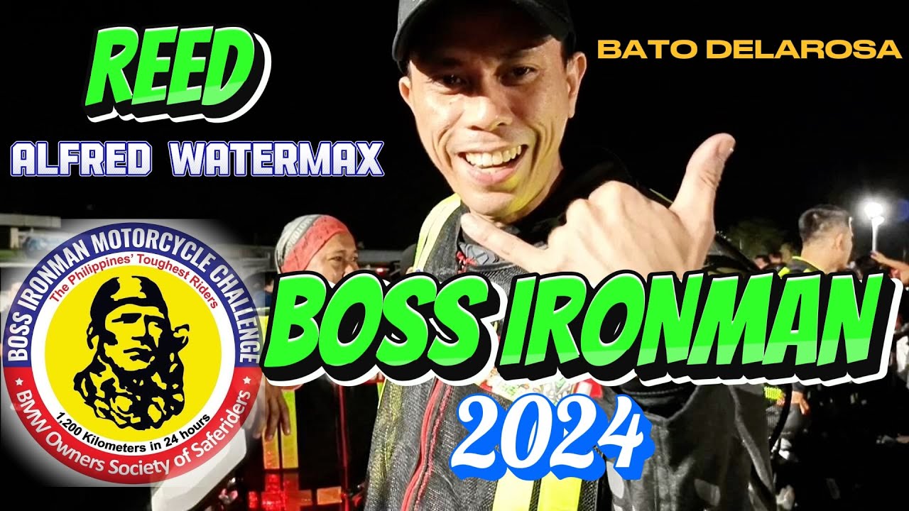 BOSS IRONMAN MOTORCYCLE CHALLENGE 2024 | TAKE OFF BOSS REED ALFRED ...