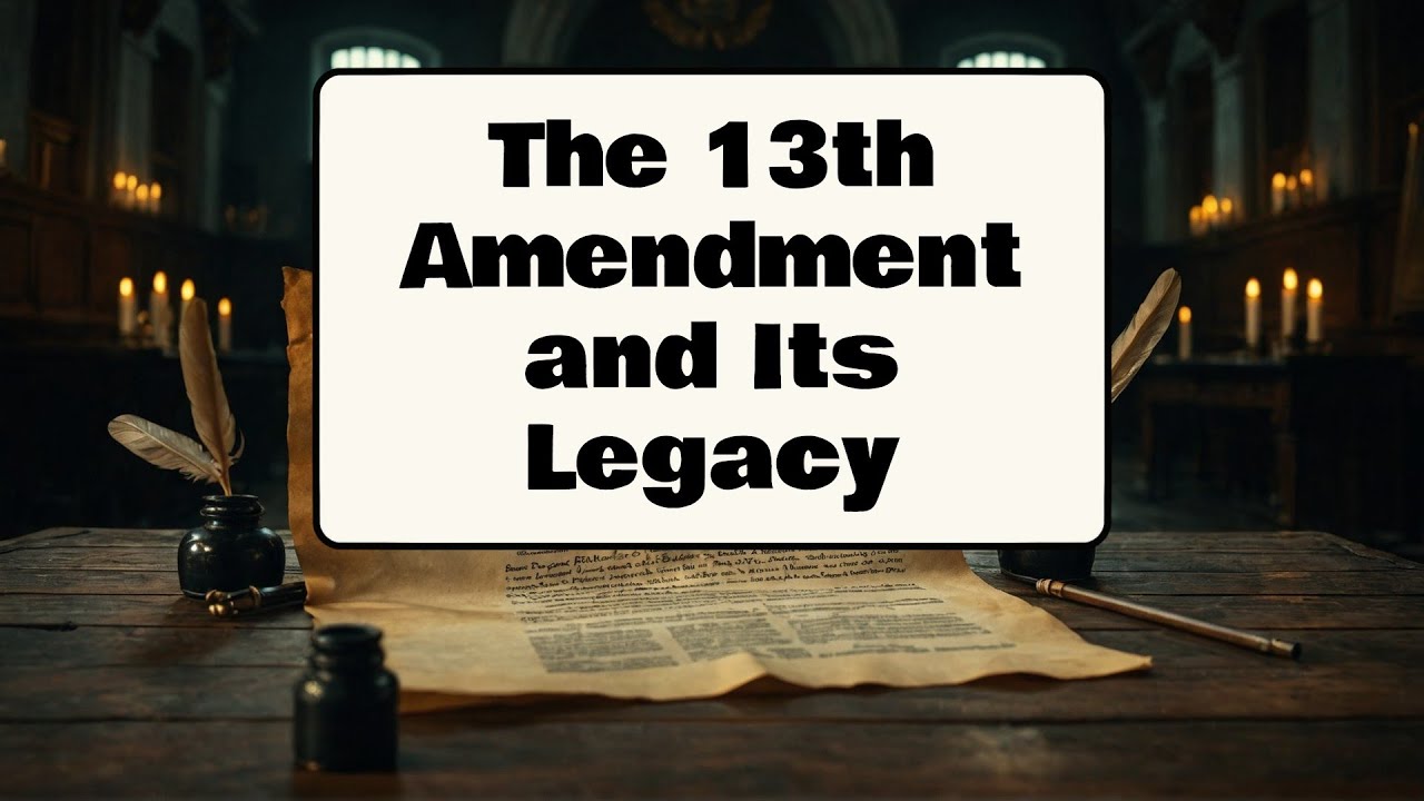 The 13th Amendment and Its Legacy - YouTube