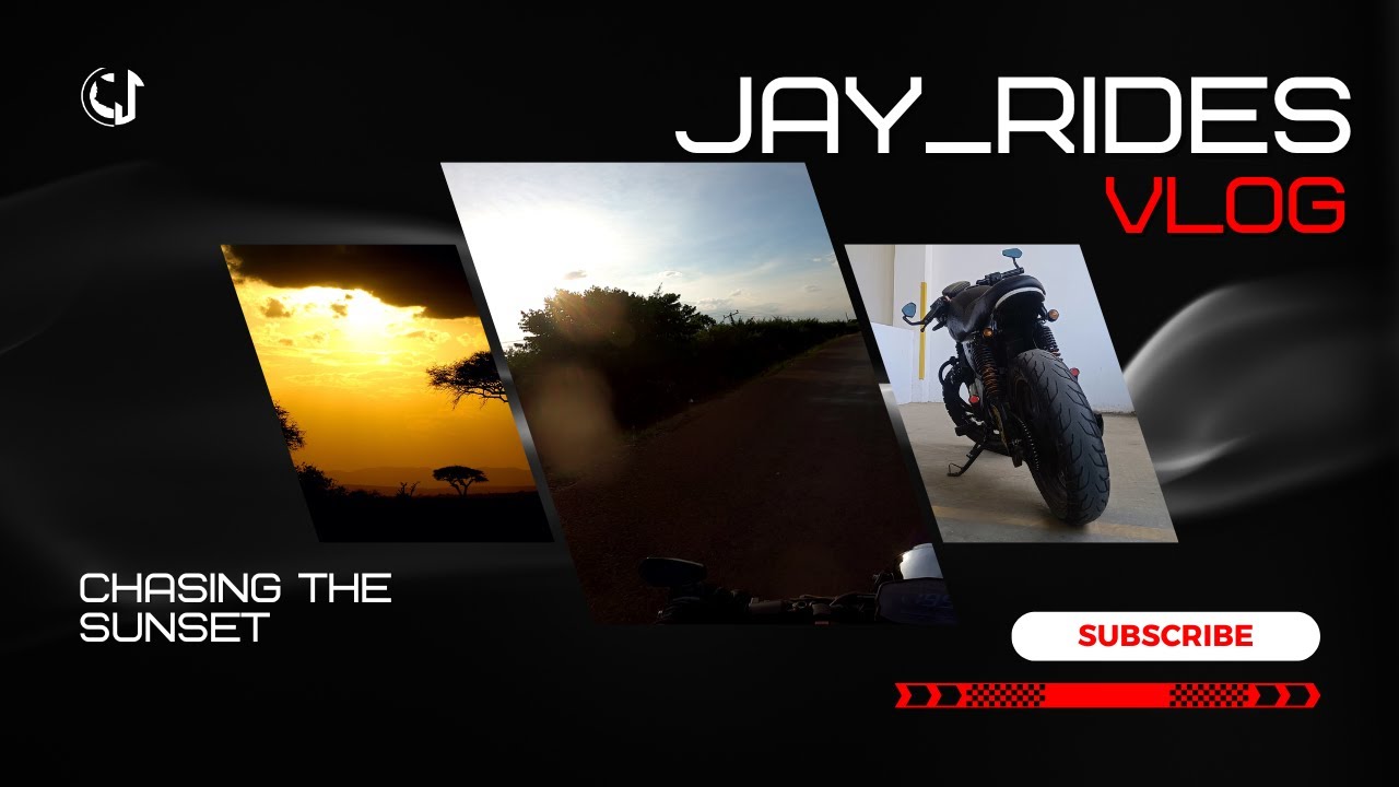 Chasing the Sunset// Cafe racer Rider - YouTube