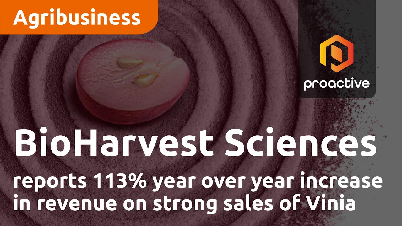 BioHarvest Sciences reports 113% year over year increase in revenue on strong sales of Vinia ...