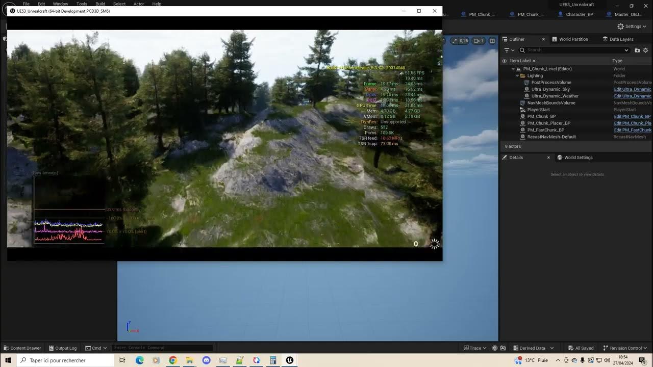 UnrealCraft Infinite - Procedural Worlds in Unreal Engine 5.3 : C++ version of ProcMesh Terrain ...