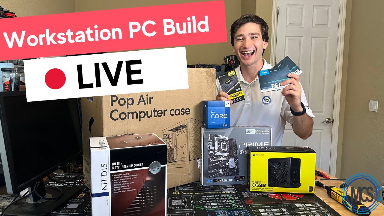 Building A Workstation PC LIVE! - YouTube