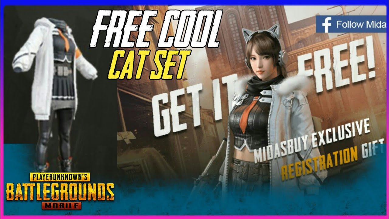NEW TRICK TO GET FREE OUTFIT COOL CAT SET IN PUBG MOBILE ! PUBG MOBILE ...