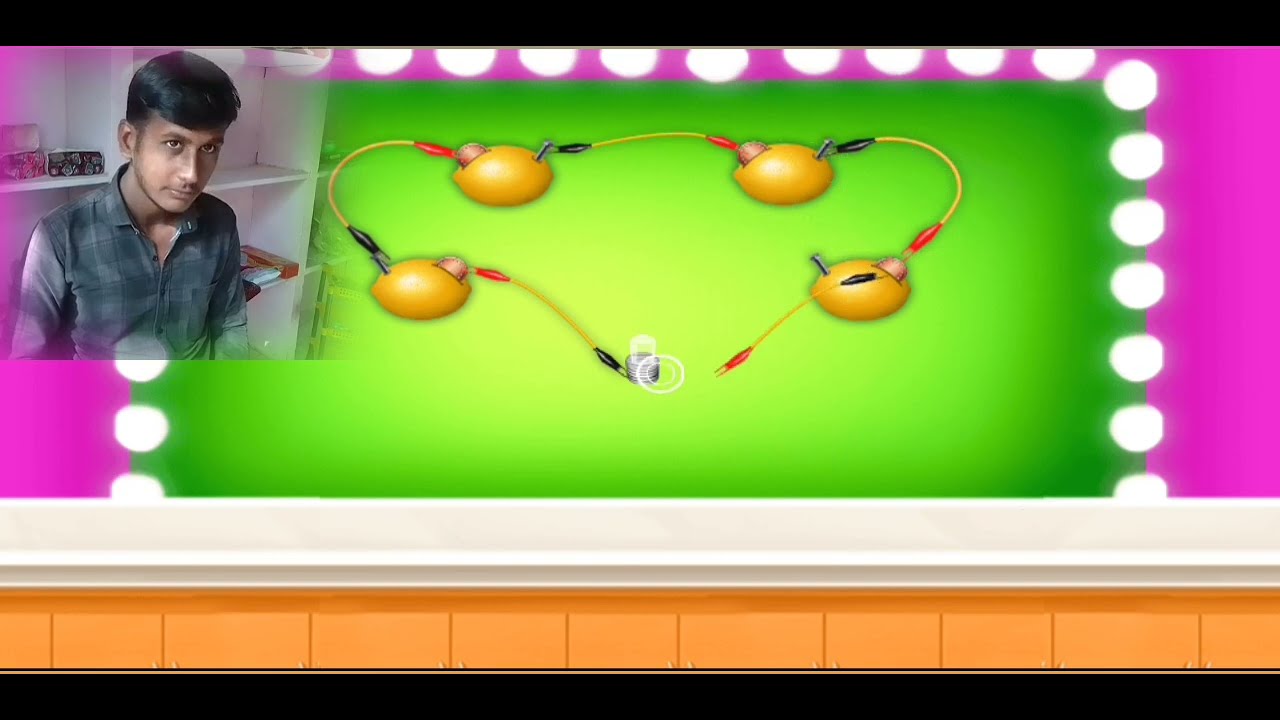 how to electric generator works -- आलु से लाइट बना दी - YouTube