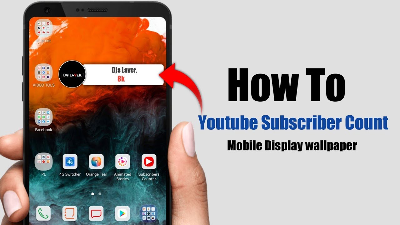 How To Youtube Subscriber Count | Your Channe On | Mobile Display ...