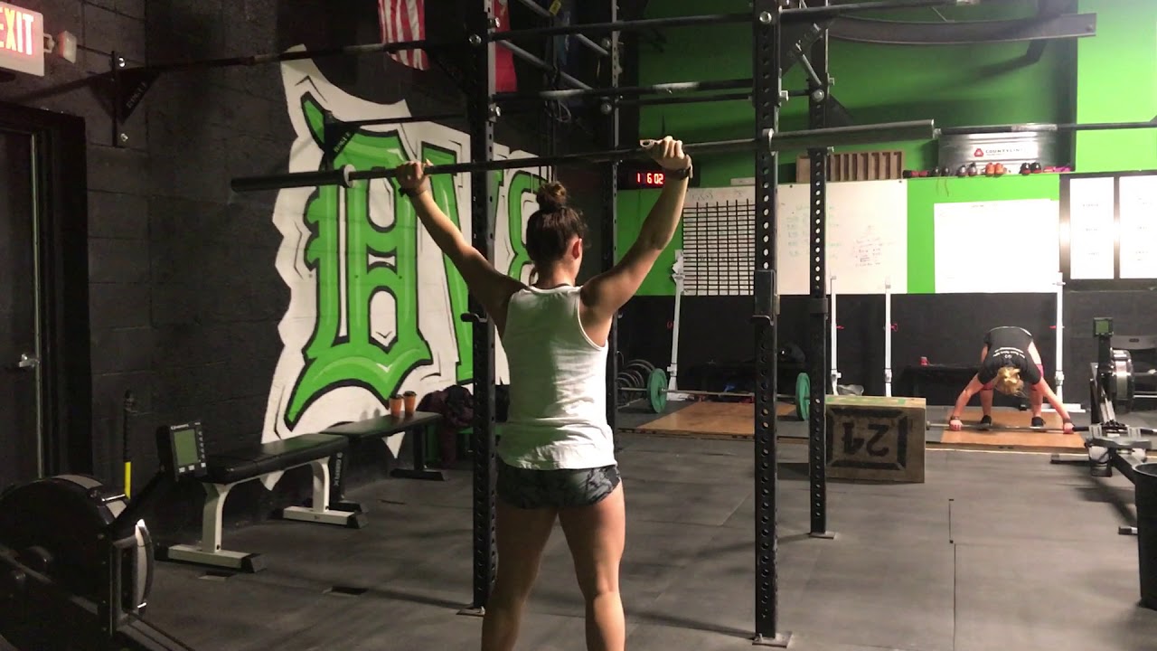 Faith Ferguson Crossfit Liftoff Workout 3 - YouTube