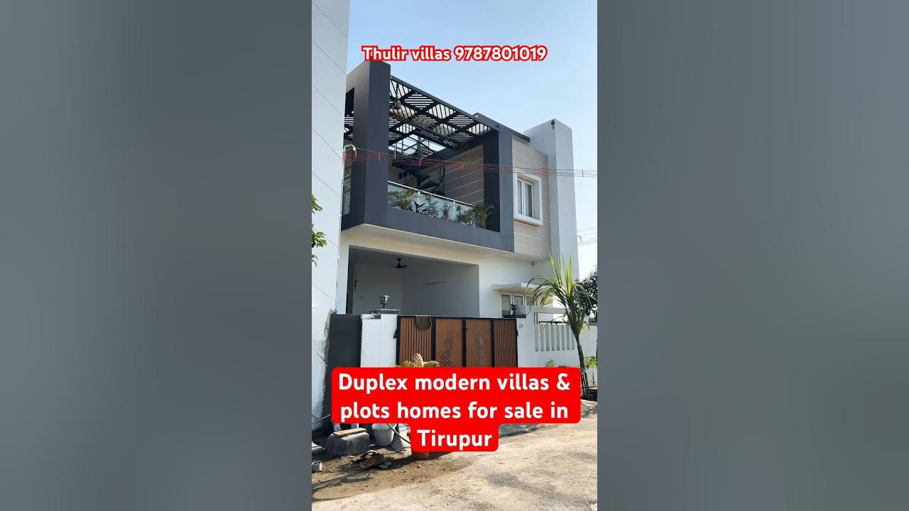 Thulir villas Tirupur - Premium Gated community 3 bhk villa homes for sale in 15 velampalayam ...