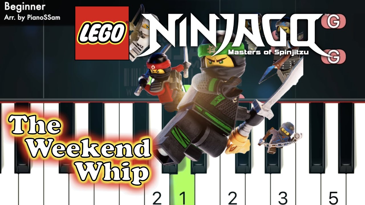 [Beginner] The Weekend Whip (The Fold) - LEGO Ninjago | Piano Tutorial ...