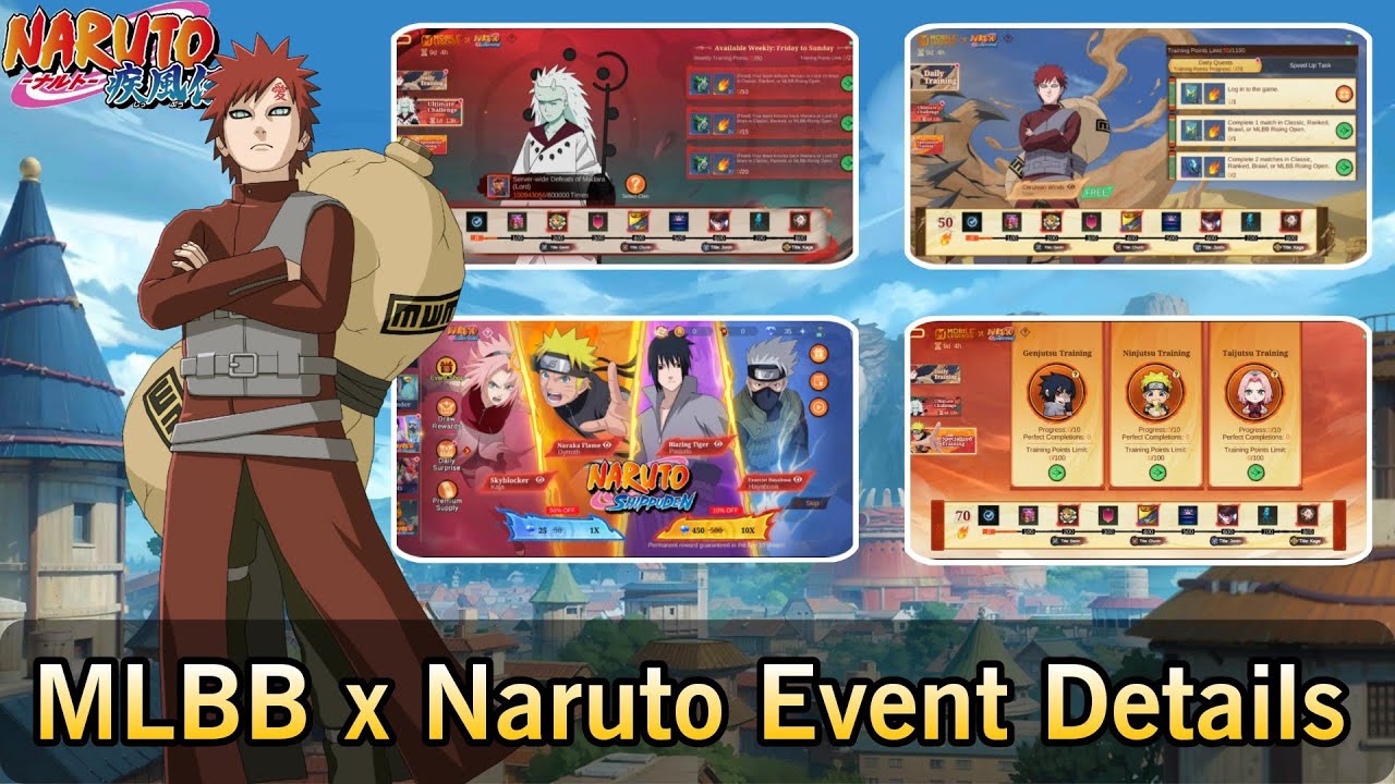 MLBB x Naruto Shippuden Event Details I Mobile Legends Bang Bang - YouTube