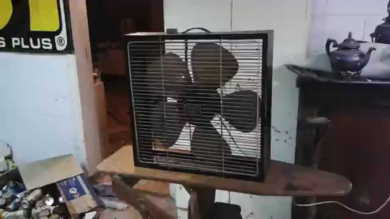 Vintage Edison Box Fan - YouTube
