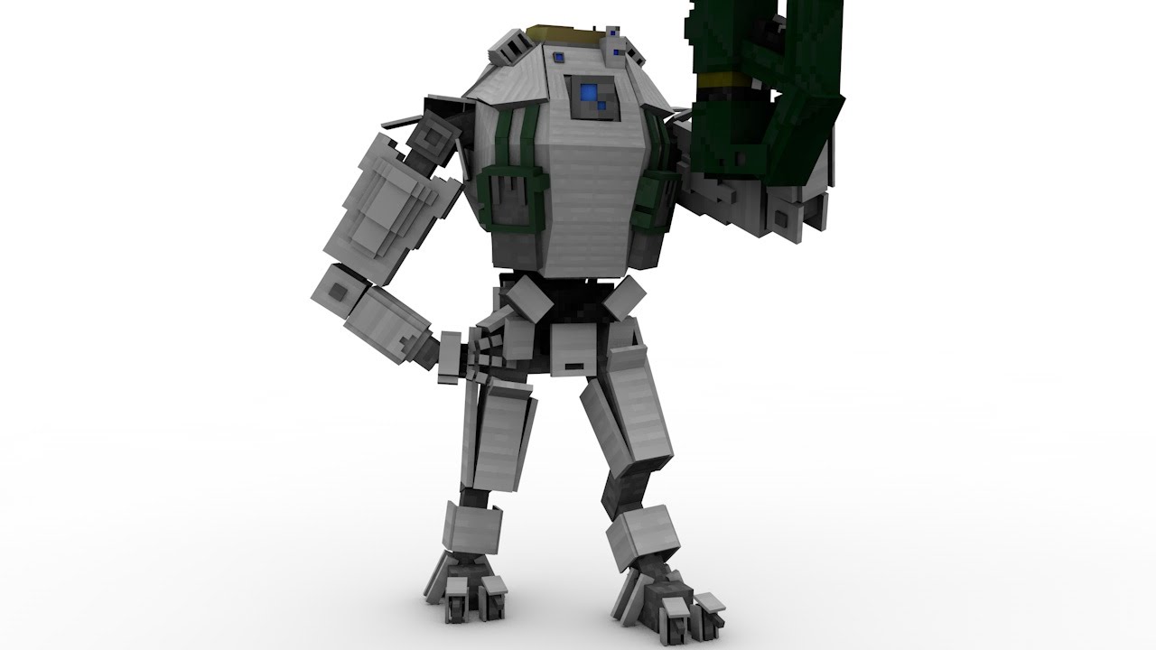 Cinema 4D | Minecraft Titanfall Atlas Rig - YouTube
