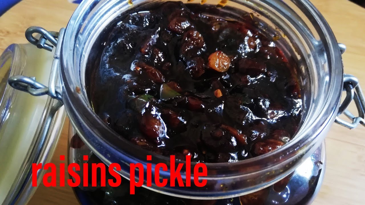 Raisins pickle/unakamunthiriachar/ബിരിയാണി നെയ്‌ചോറിന്റെയുമൊക്കെ കൂടെ ...