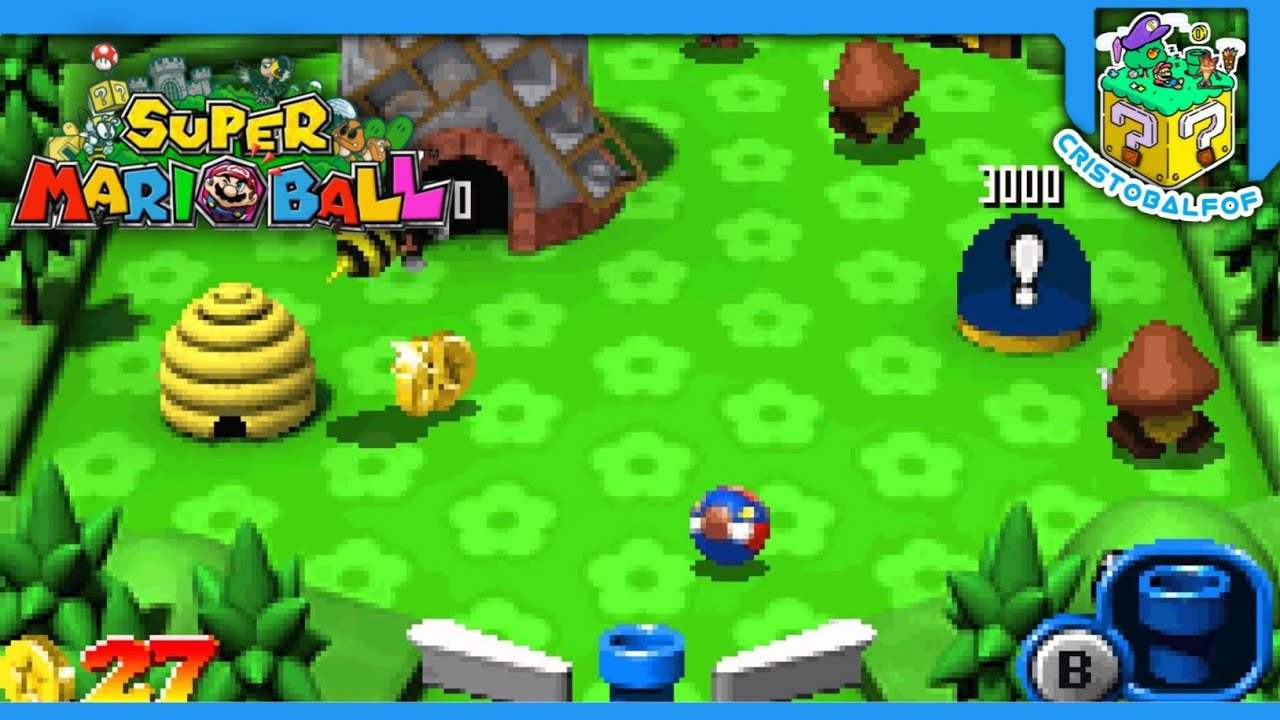 Super Mario Ball / Mario Pinball Land (GBA-ROM)(Español/USA ...