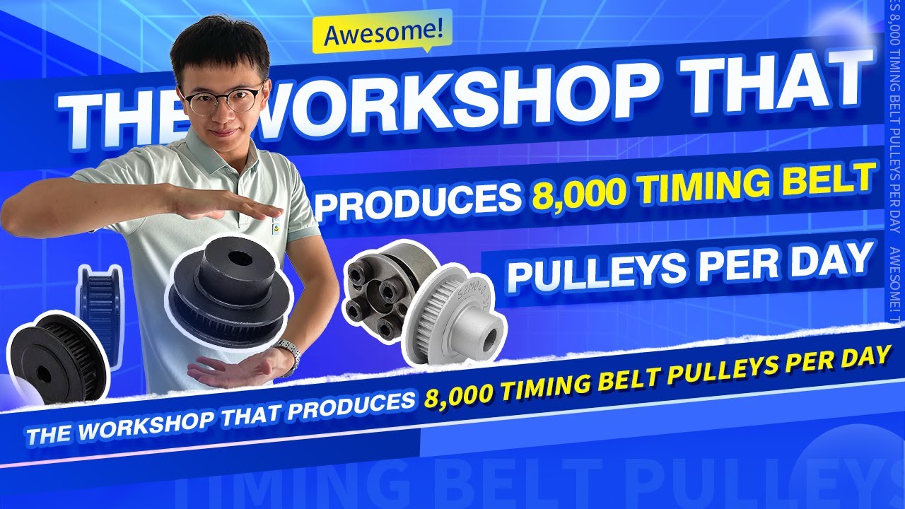 Timing Belt Pulley Introduction | YHDFA - YouTube