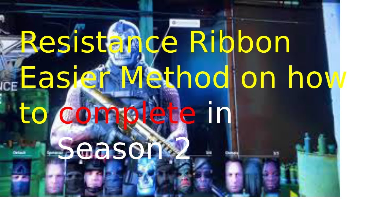 Modern Warfare: Resistance Ribbon, Best Method for Completion, Easier ...