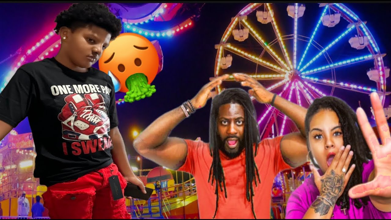 boy rides MOST extreme fair ride 😰 - YouTube