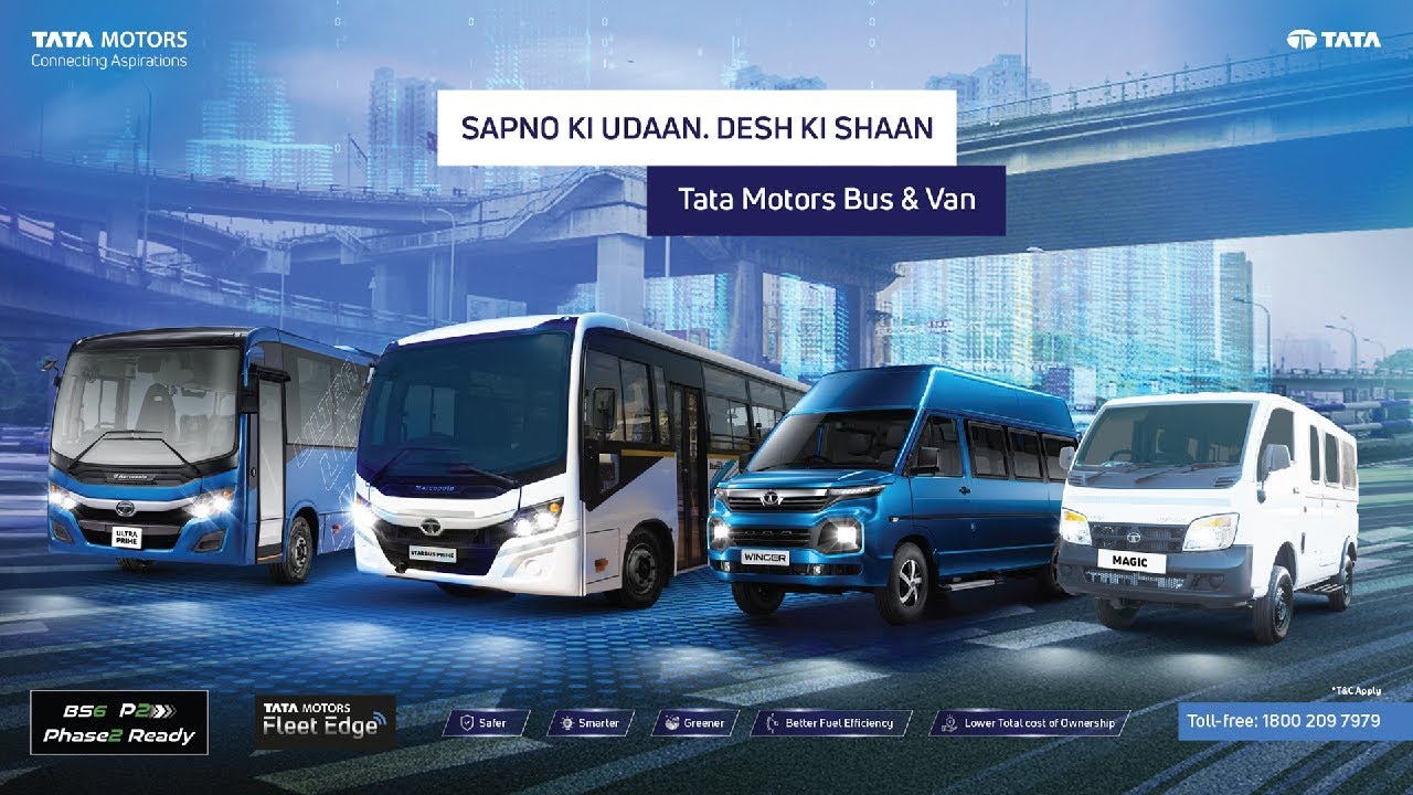 Tata Motors Buses and Vans | BS6 Phase 2 Ready - YouTube