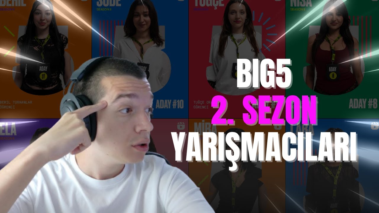 BIG5 2. SEZON YARIŞMACI ADAYLARINI YORUMLUYORUZ!? - YouTube