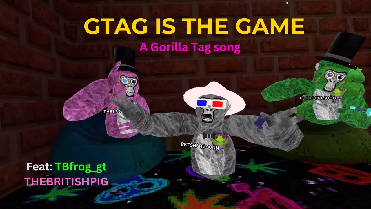 GTAG IS THE GAME (Official music video) a Gorilla tag song! (Feat ...
