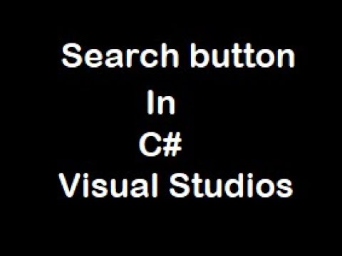 Search button in C# Windows form Application - YouTube