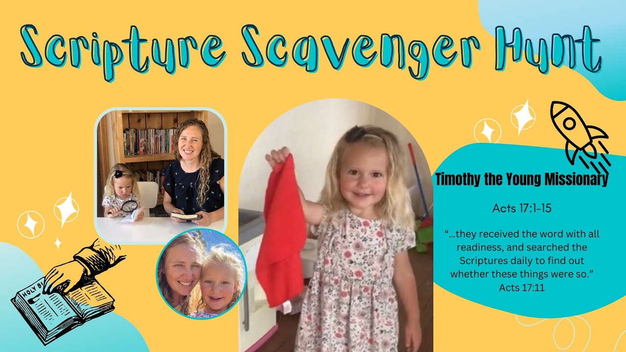 Timothy the Young Missionary - Scripture Scavenger Hunt - YouTube