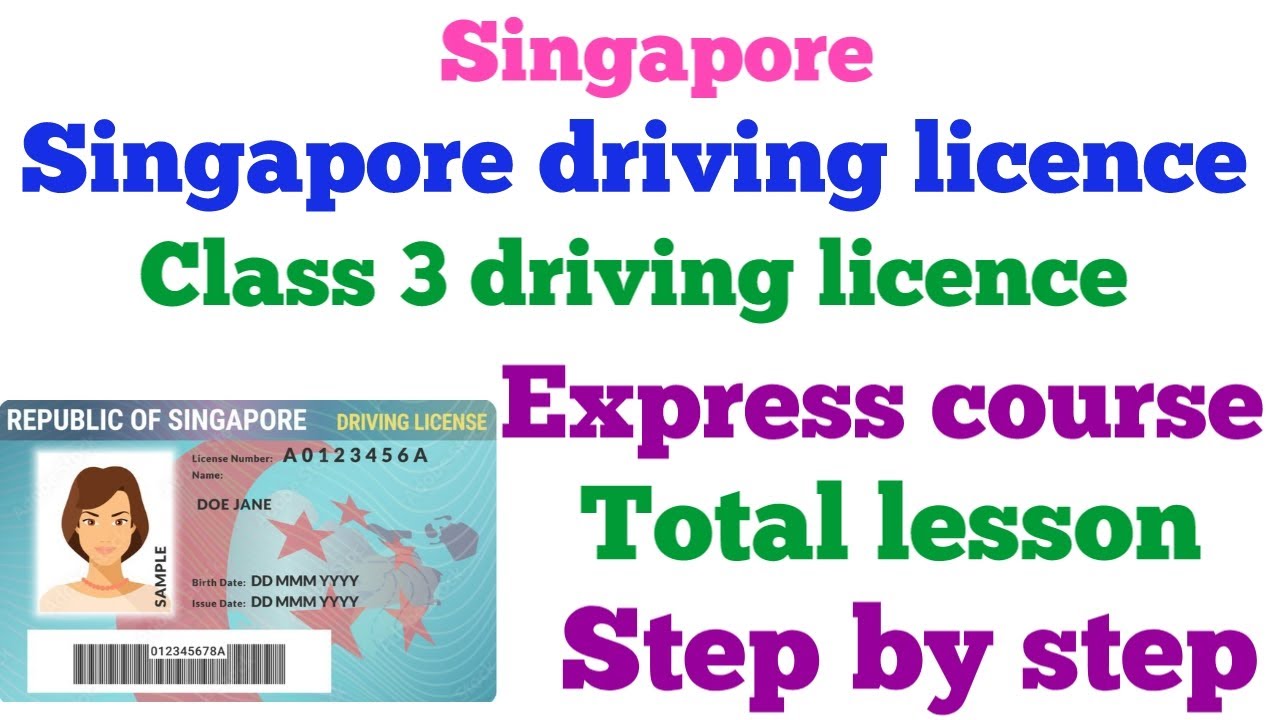 Singapore driving licence Tamil | class 3 driving licence express ...