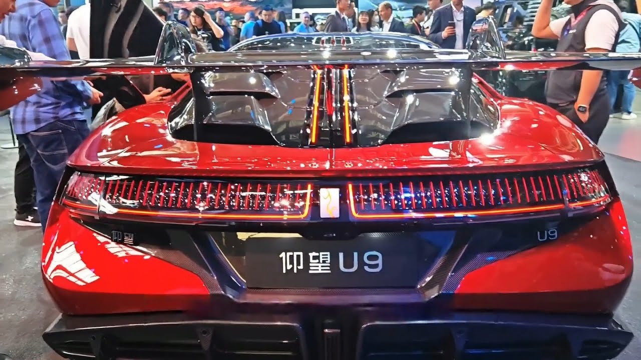 Static display of the BYD Yangwang U9, China's most luxurious all ...