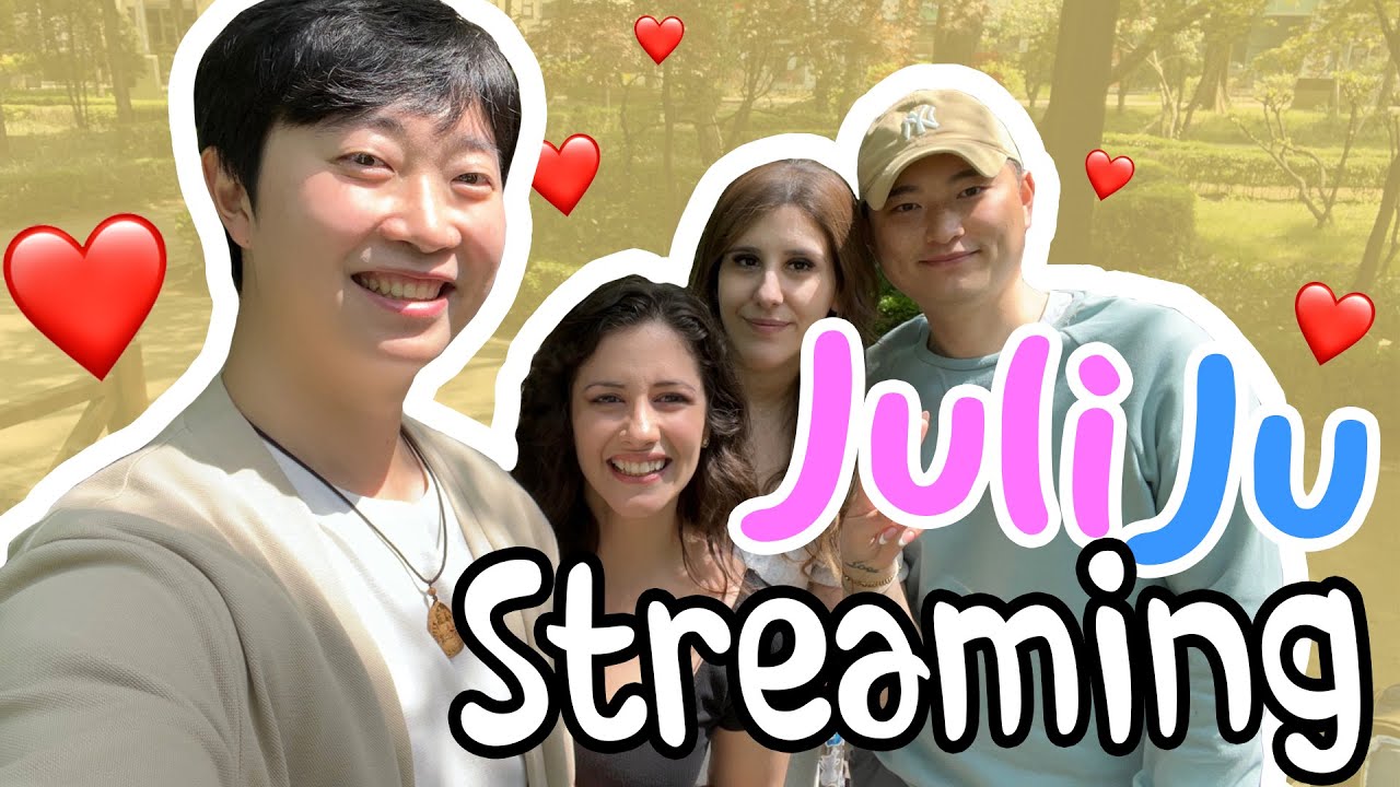 STREAMING JULIJU: Un paseo en Corea con amigos 🧉♥️ [Pareja coreano ...