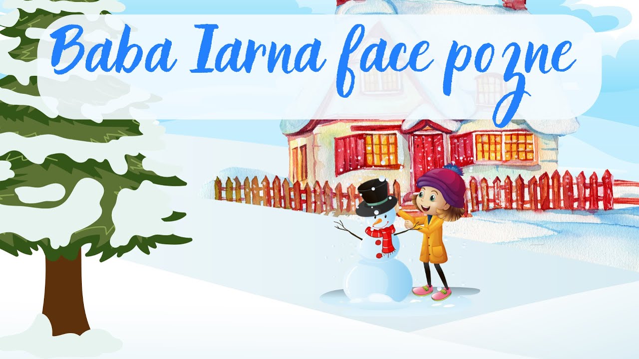 BABA IARNA FACE POZNE || poveste de iarnă ️ - YouTube