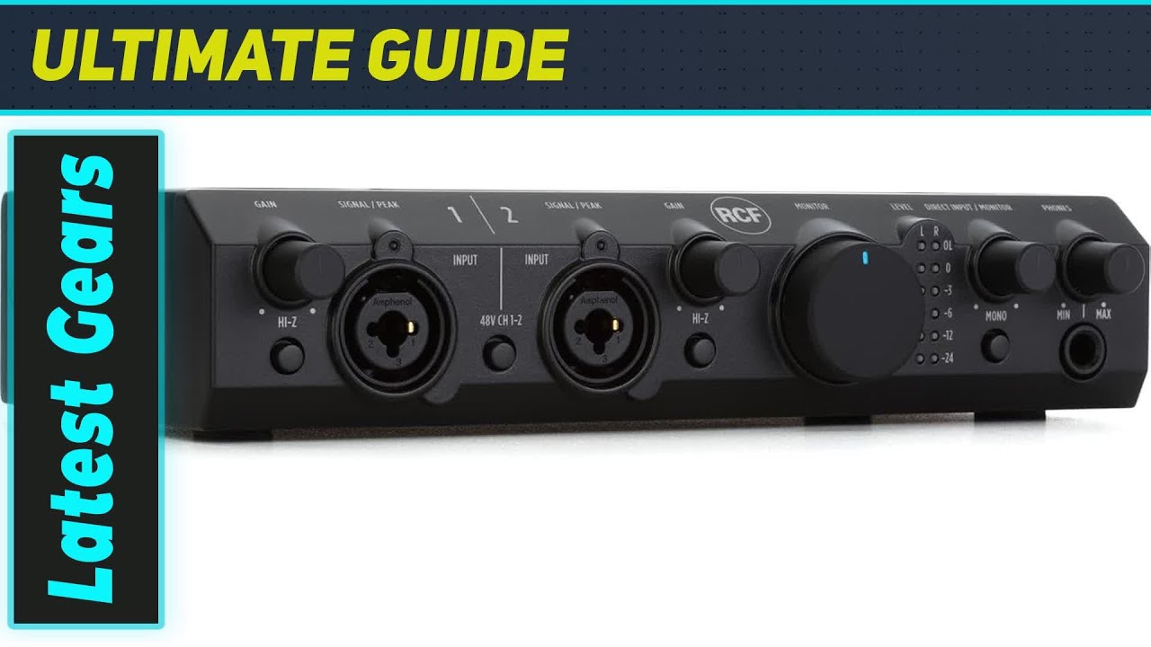 RCF TRK PRO2: Is This The Best Budget Interface? - YouTube