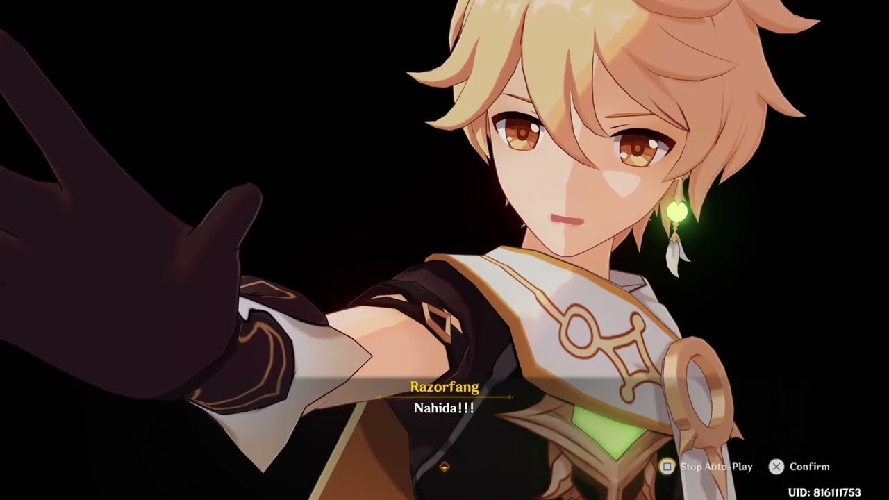 Aether More Voice Lines Genshin Impact Cutscene Youtube