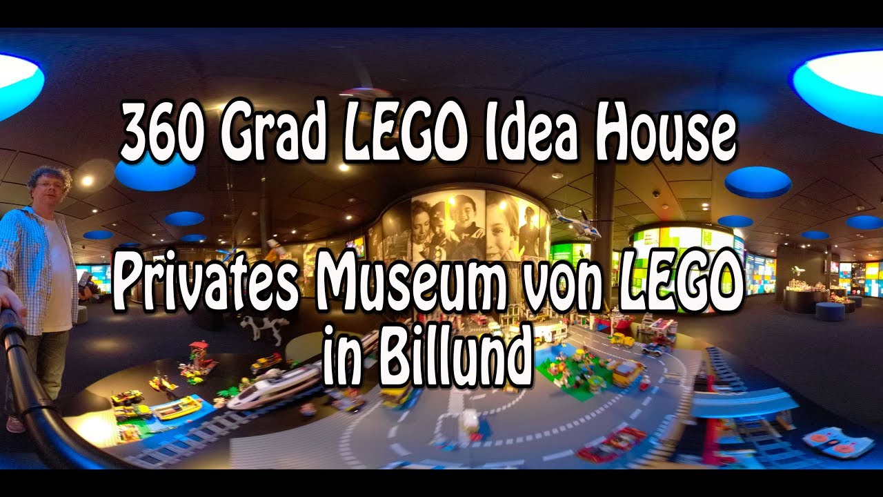 360 Grad: LEGO Museum in Billund (LEGO Idea House) - YouTube