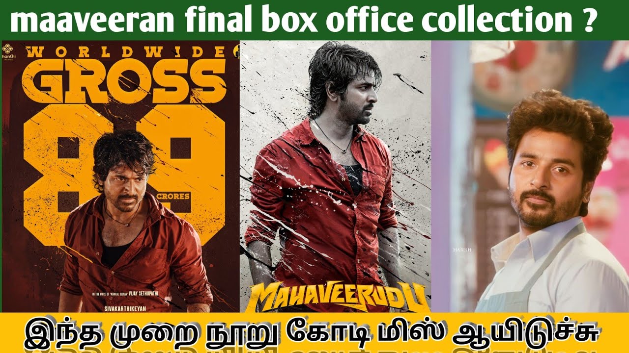 Maaveeran final box office collection 💥 | sivakarthikeyan | Madonne ...