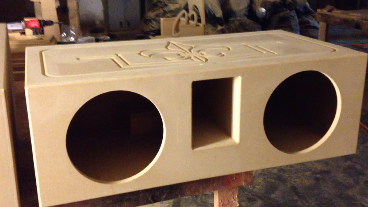 Chevy Caprice 4 12" Subwoofer Box for SoundQubed subs - YouTube