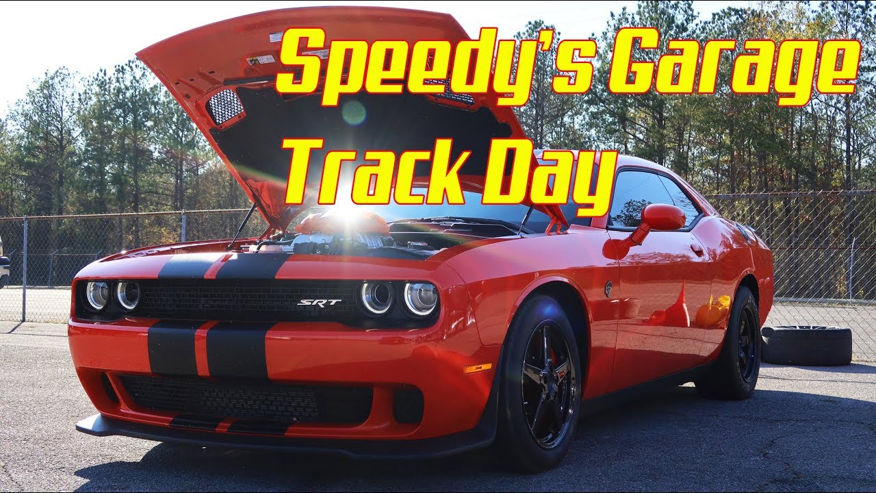Speedy's Garage Hellcat Track Day - YouTube