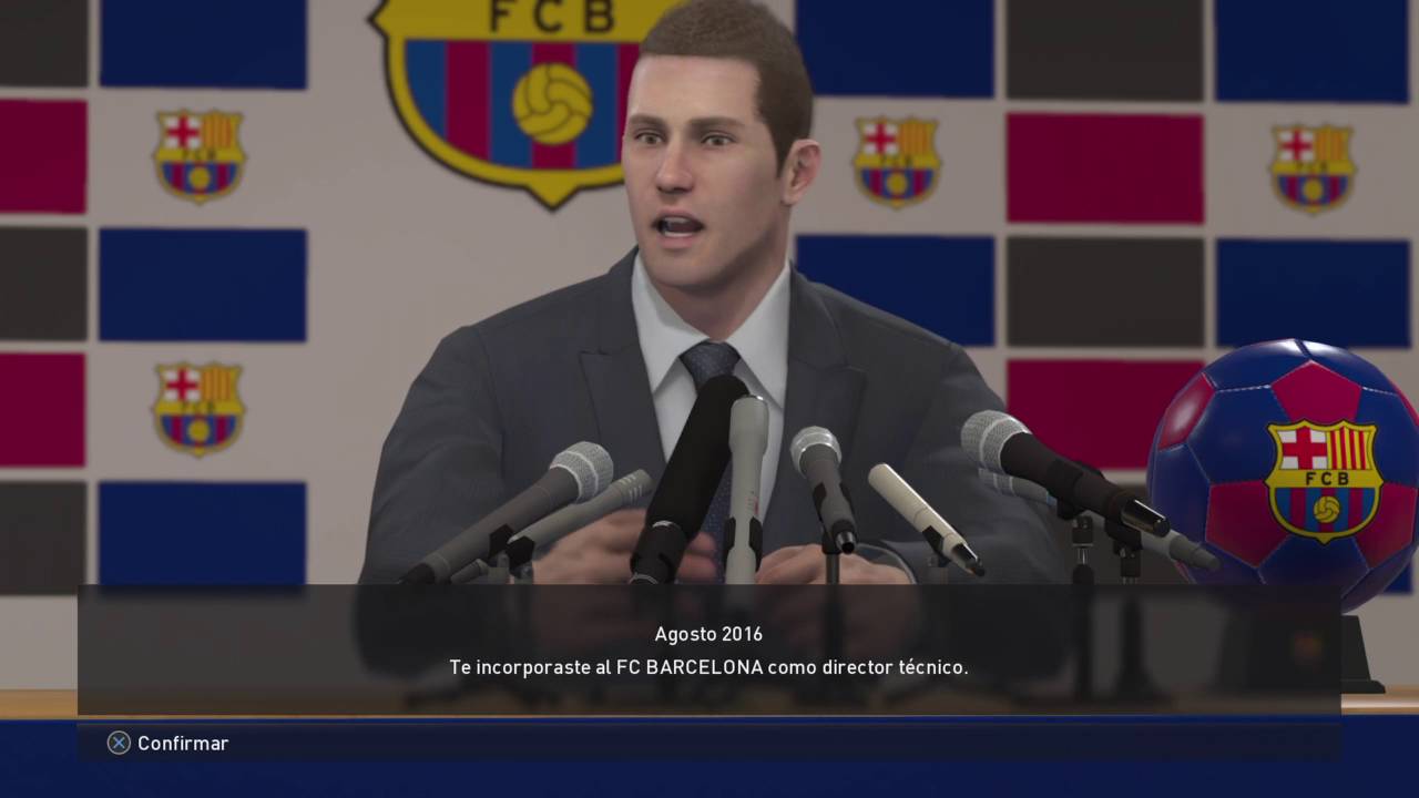 Menu Pro Evolution Soccer 2017 - YouTube
