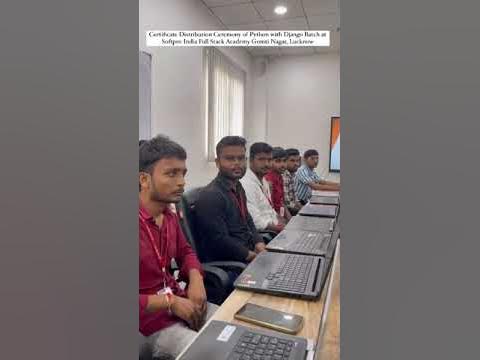 Certificate Distribution Ceremony of Python With Django Batch at ...