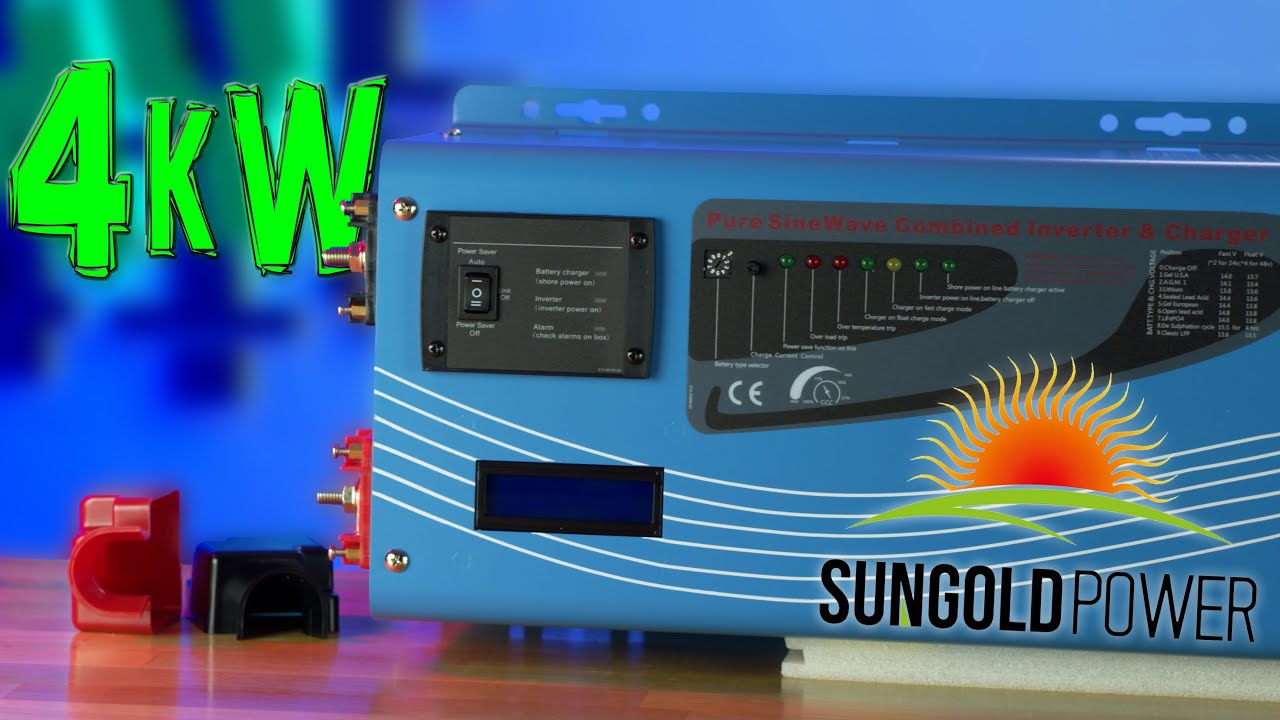 Sun Gold Power 4000W, 12V, Inverter/Charger combo for the budget RV ...