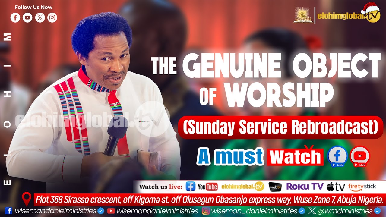 THE GENUINE OBJECT OF WORSHIP (SUNDAY SERVICE REBROADCAST). - YouTube
